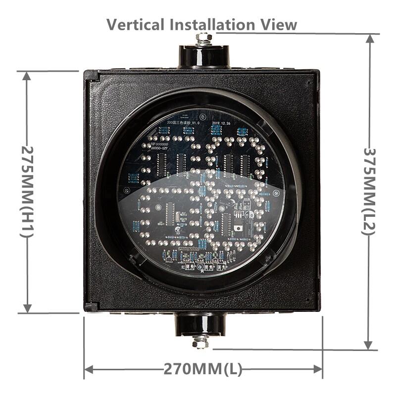 200MM 1-Aspect RYG/RG Countdown Timer-Top Traffic Light Manufacturer